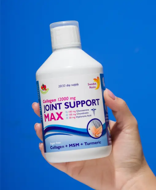 Joint Support Max - Colagen Hidrolizat PurePeptide Tip 1, 2 si 3 cu 12.000 mg + Acid Hialuronic ...