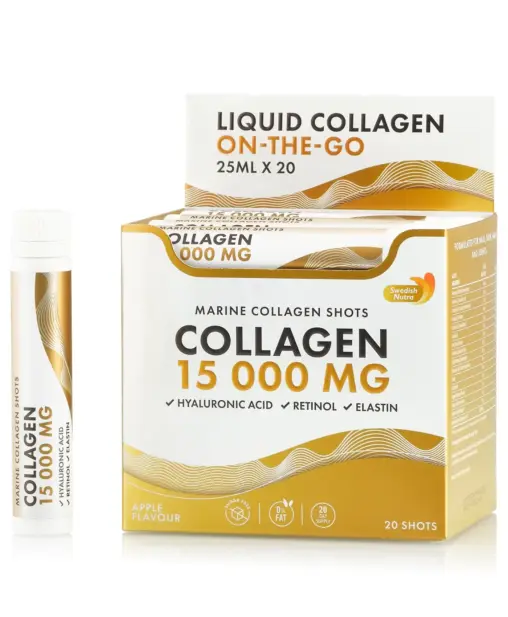 Colagen 15.000 mg – Colagen Marin Hidrolizat Lichid Tip 1 si 3 + Acid ...