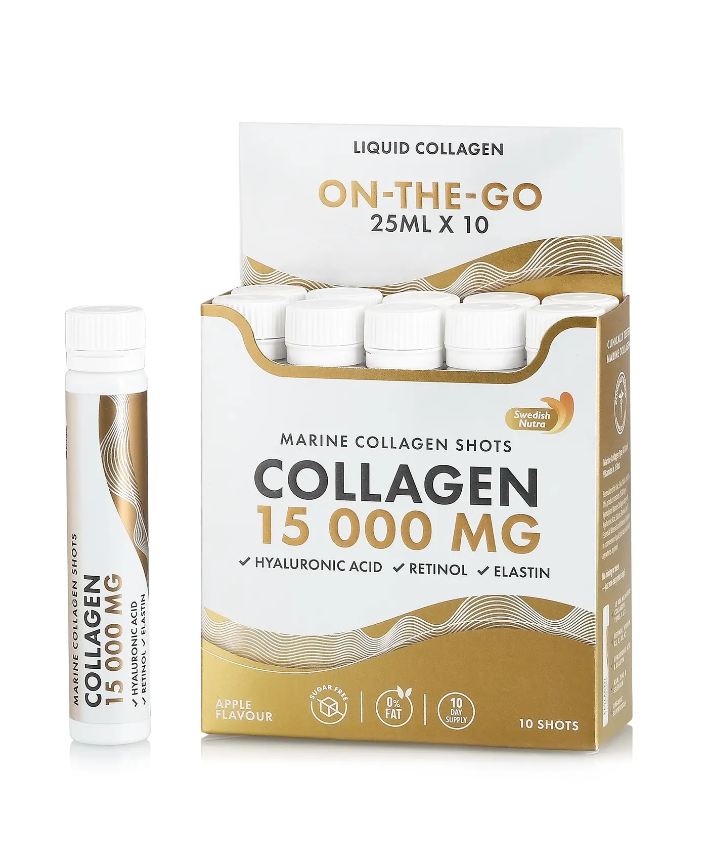 Colagen 15.000 mg – 10 Shots – Colagen Marin Hidrolizat Lichid Tip 1 si ...